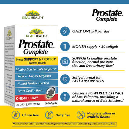 Prostate Complete Softgels – 30ct – Real Health Labs